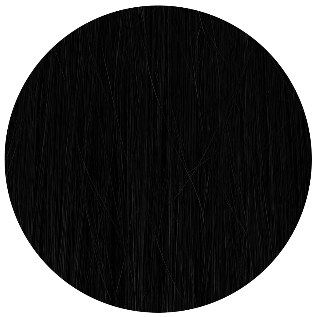 Coco Noir - Solo Fibers Extensions by LZ - Black Hair Tone 1
